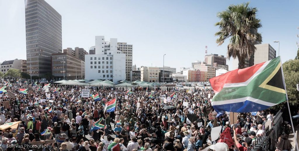 In Photos: Incredible moments from the protests in South Africa today