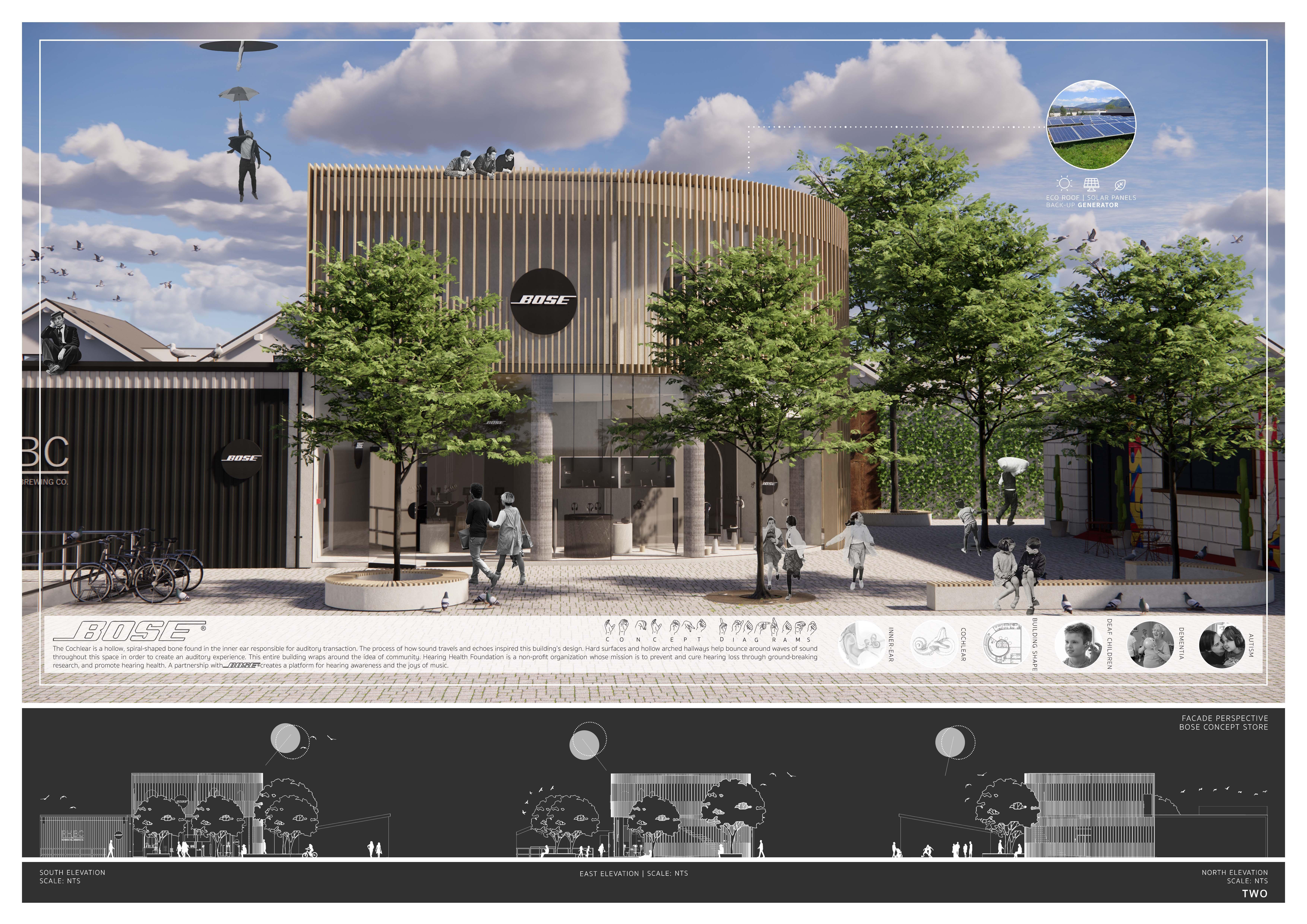 Design winner got top prize for stylish auditory charity building