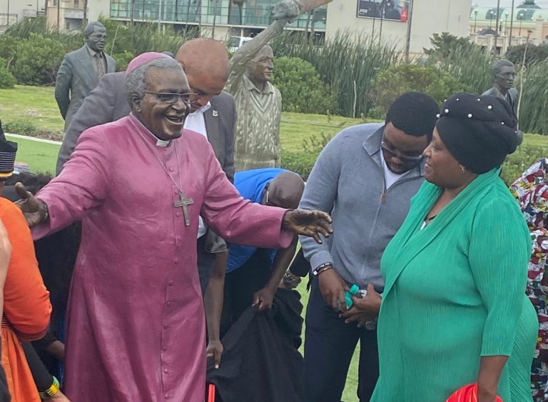 Desmond Tutu Immortalised by New Life-Size Statue in Cape Town