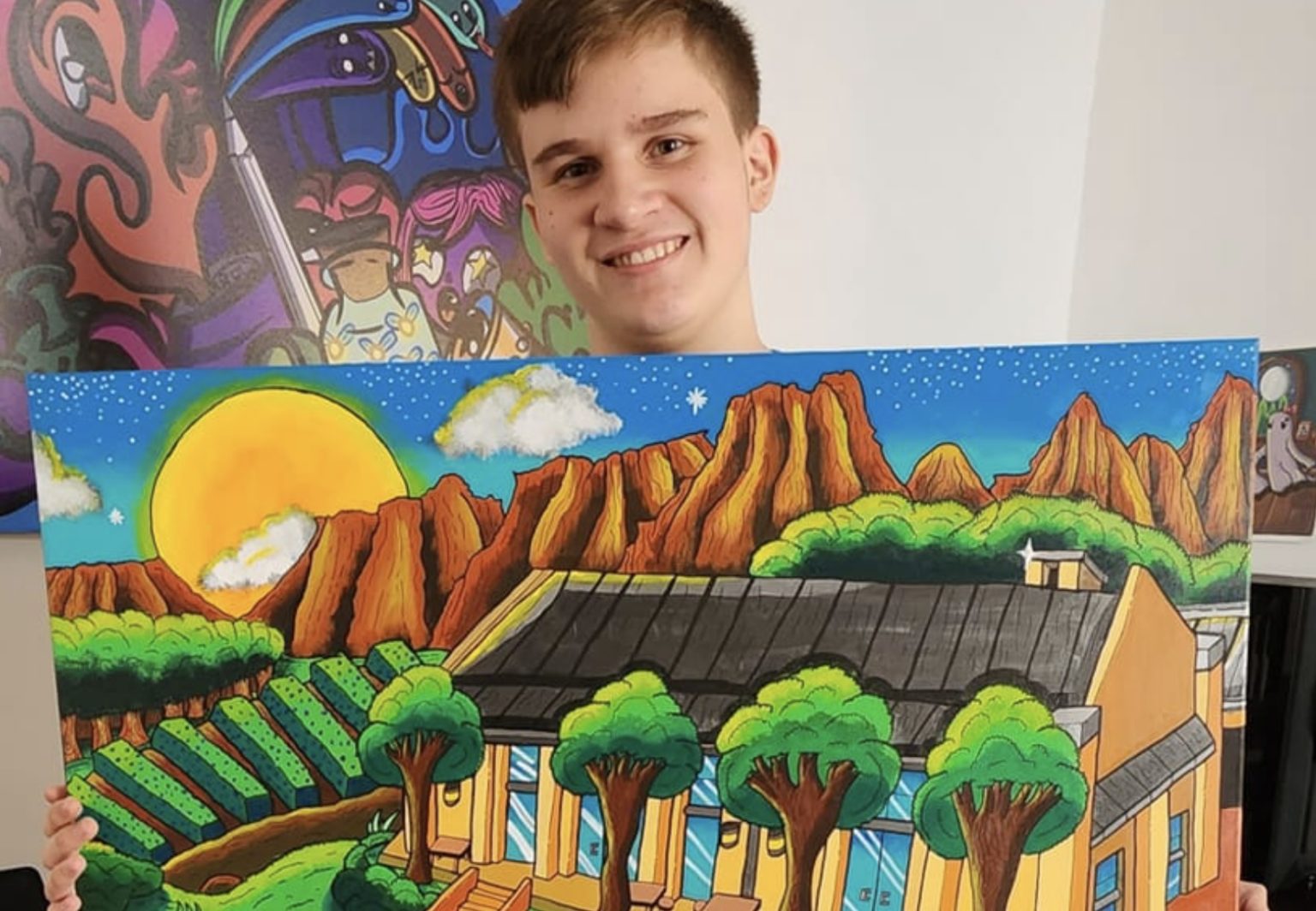 Autistic Artist Clayden Botes Rises from Strength to Strength