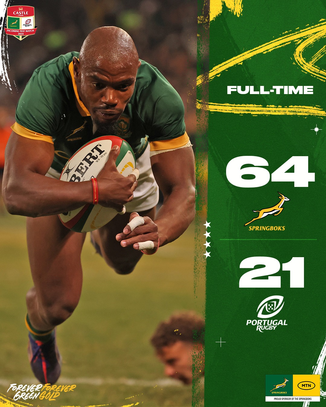 Springboks Dominate Portugal with Ten-Try Triumph in Bloem!